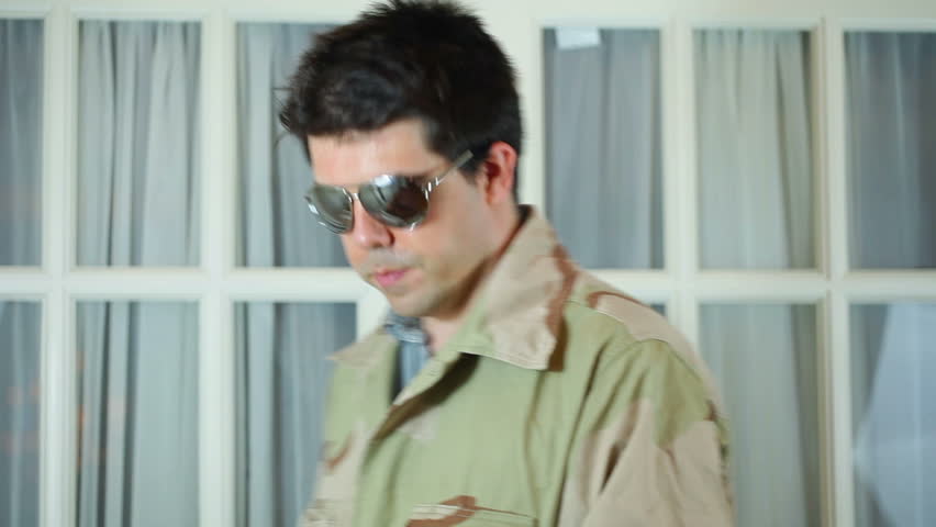 Military Guy Overwhelmed By Documents, Stock Footage Video (100% ...