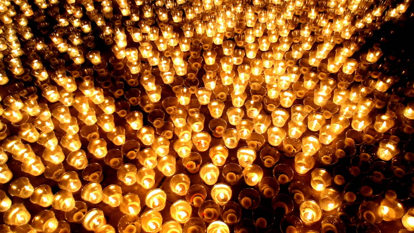 top view small candles Stock Footage Video (100% Royalty-free) 403159 ...