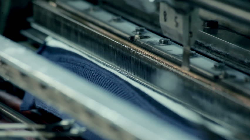 Fabric Production at Textile Factoryclothing Stock Footage Video (100% ...