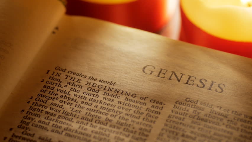 Reading the Book of Genesis, Stock Footage Video (100% Royalty-free ...