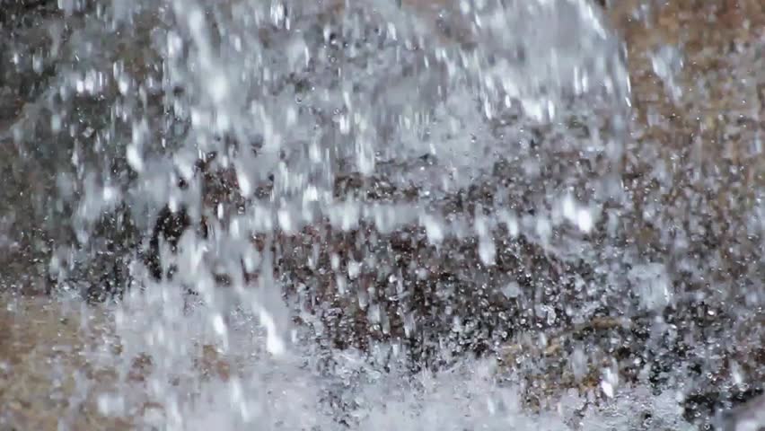 Water Crashing Onto Rocks, Slow Stock Footage Video (100% Royalty-free ...