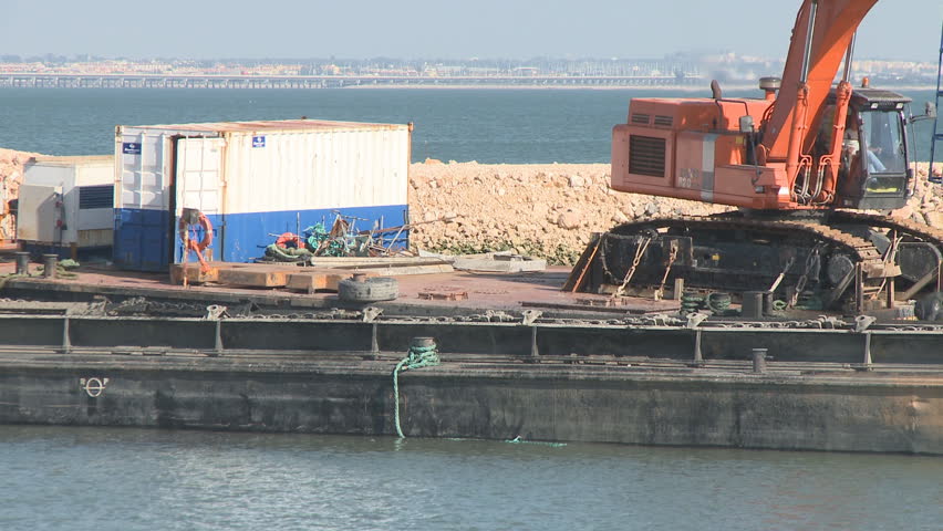 Port Construction Stock Footage Video (100% Royalty-free) 405946 ...