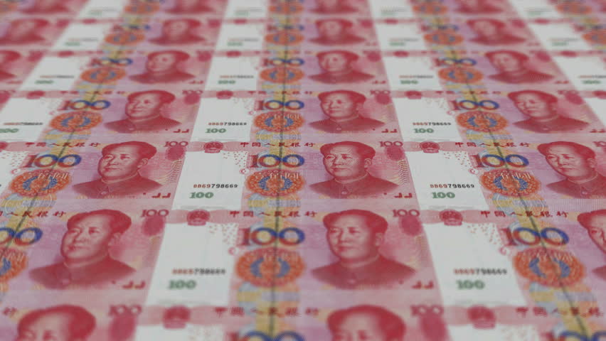 printing money animation100 rmb bills Stock Footage Video (100% Royalty ...