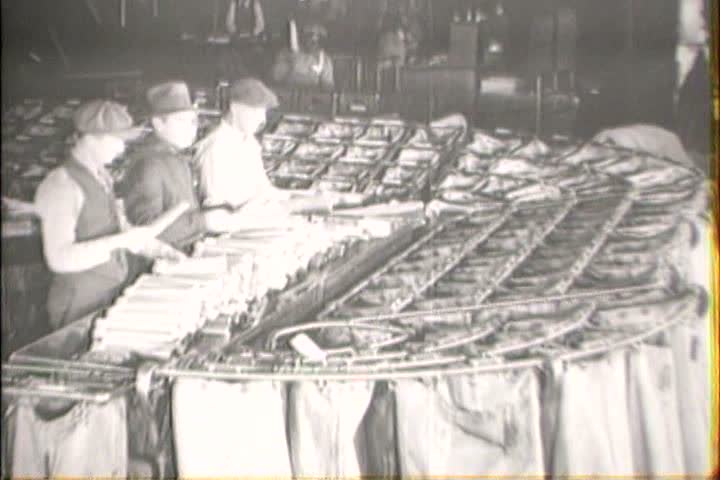 1920s - the Post Office Stock Footage Video (100% Royalty-free) 4077790 ...