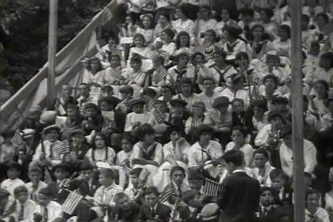 1910s Scenes Liberty Bell Parade Stock Footage Video (100% Royalty-free ...