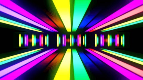 Horizontal Color Bars Series 24 Version Stock Footage Video (100% ...