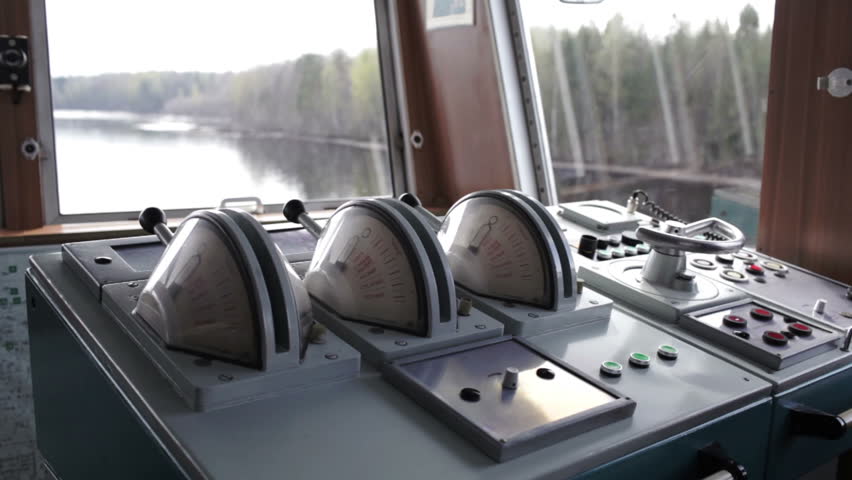 inside details cruise liner control room Stock Footage Video (100% ...