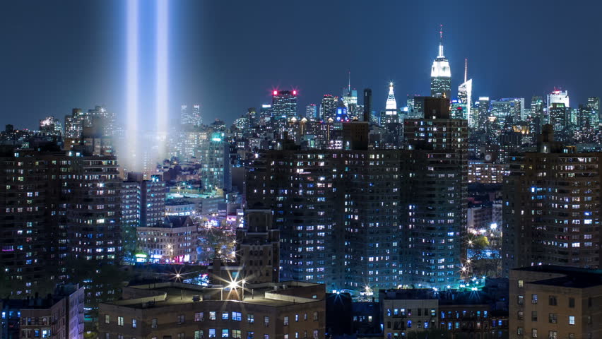 911 Lights in New York Stock Footage Video (100% Royalty-free) 4134160 ...