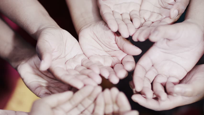 The Many Hands of Adults Stock Footage Video (100% Royalty-free ...