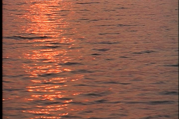 Dark Orange Light Reflecting On Stock Footage Video (100% Royalty-free ...