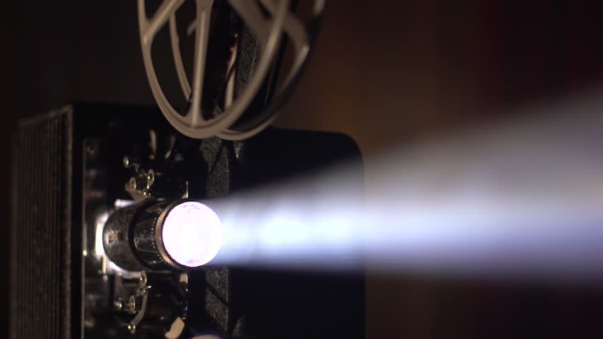 film projector lens light beam Stock Footage Video (100% Royalty-free ...