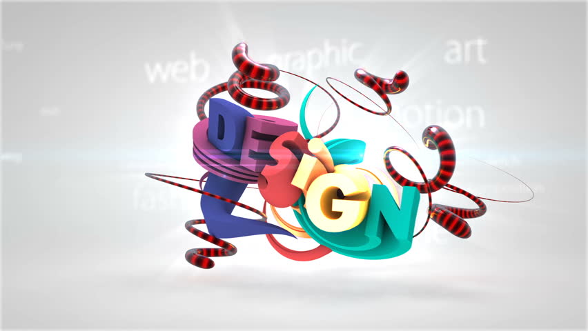 3d design animation illustration icon symbol Stock Footage Video (100% ...