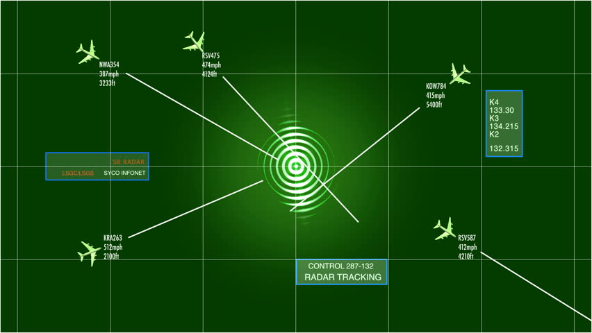 Air Traffic Radar Screen Stock Footage Video (100% Royalty-free ...