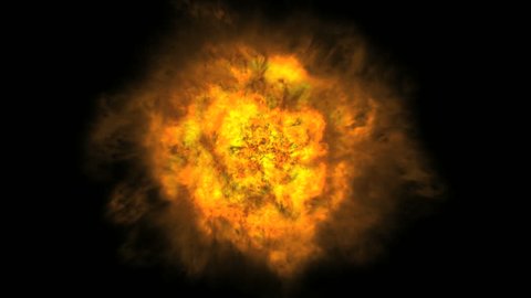 Big Explosion Alpha Mask Hd 1080 Stock Footage Video (100% Royalty-free ...