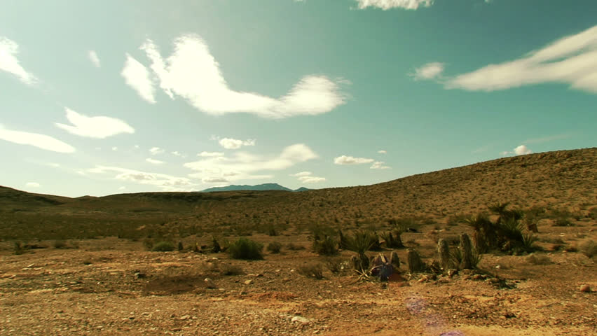 wide shot desolate desert Stock Footage Video (100% Royalty-free ...