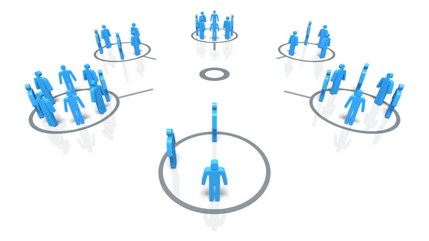 concept graphic depicting group people social Stock Footage Video (100% ...