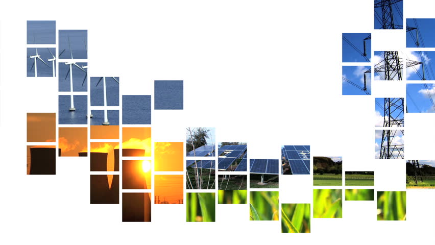 moving collage graphics text renewable Stock Footage Video (100% ...