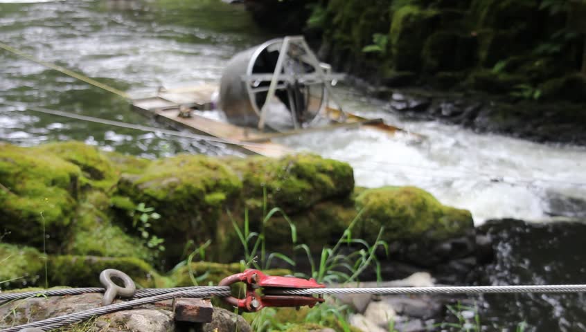 Rotary Screw Trap Device Used Stock Footage Video (100% Royalty-free ...