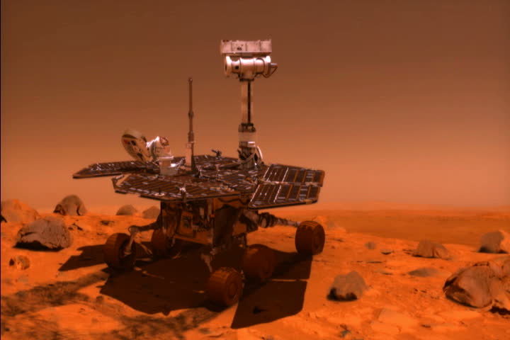 Mars Rover Spirit Atop Columbia Stock Footage Video (100% Royalty-free ...