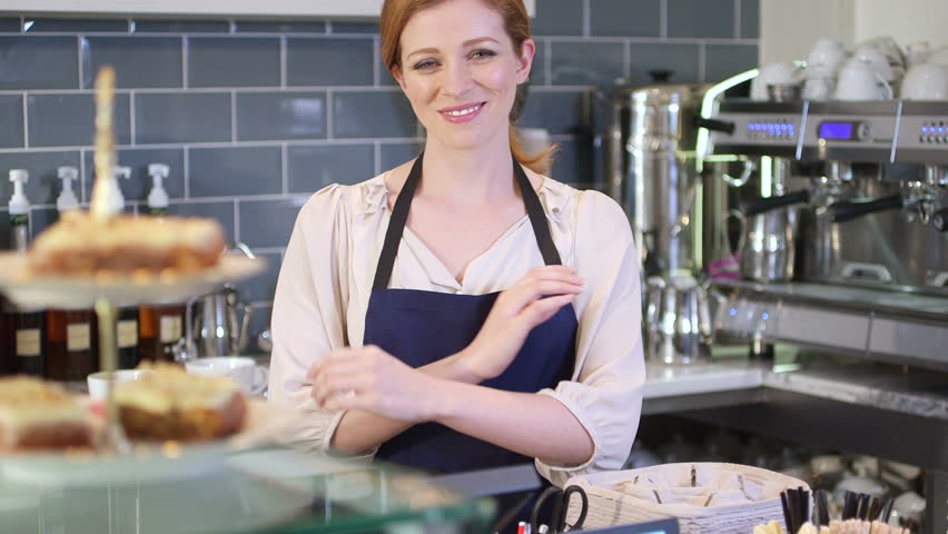 Female Business Owner Portrait in Stock Footage Video (100% Royalty ...