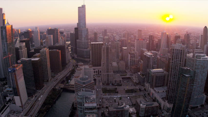 Aerial Cityscape Overhead View of Stock Footage Video (100% Royalty ...