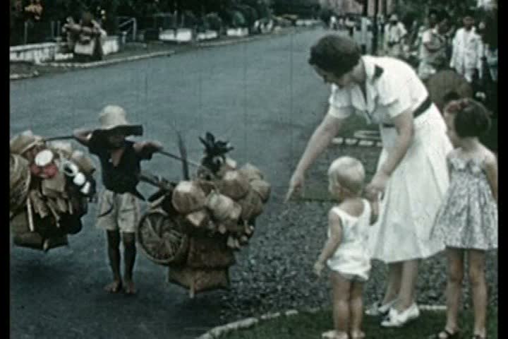 1930s - street vendors sell array Stock Footage Video (100% Royalty ...