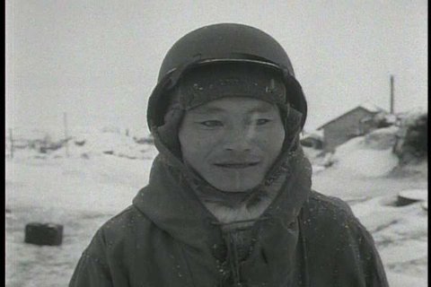 1950s Villagers Eskimo Town Train Become Stock Footage Video (100% ...