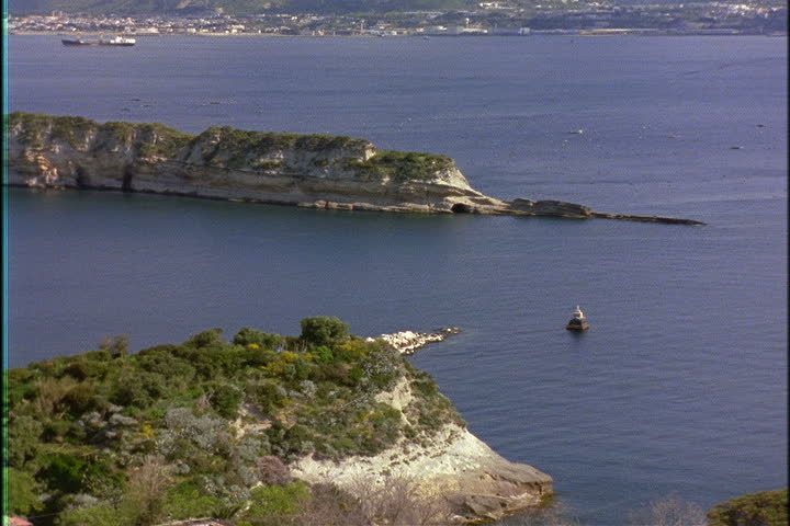 Zoom Out from Narrow Peninsula Stock Footage Video (100% Royalty-free ...