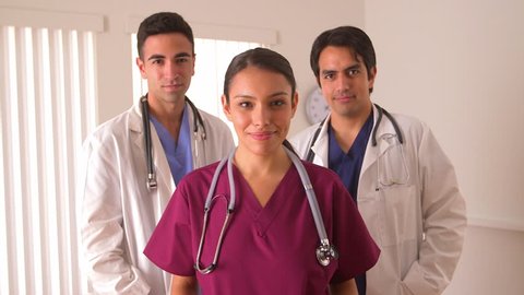 Team Mexican Doctors Smiling Stock Footage Video (100% Royalty-free ...