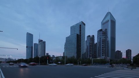 Hyperlapse Time Lapse Construction City Construction Stock Footage ...