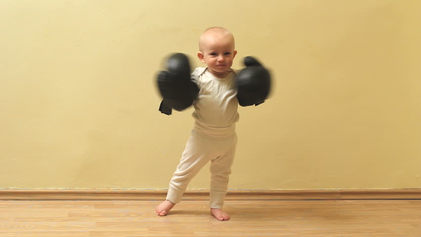 Baby with boxing gloves Stock Video Footage - 4K and HD Video Clips ...
