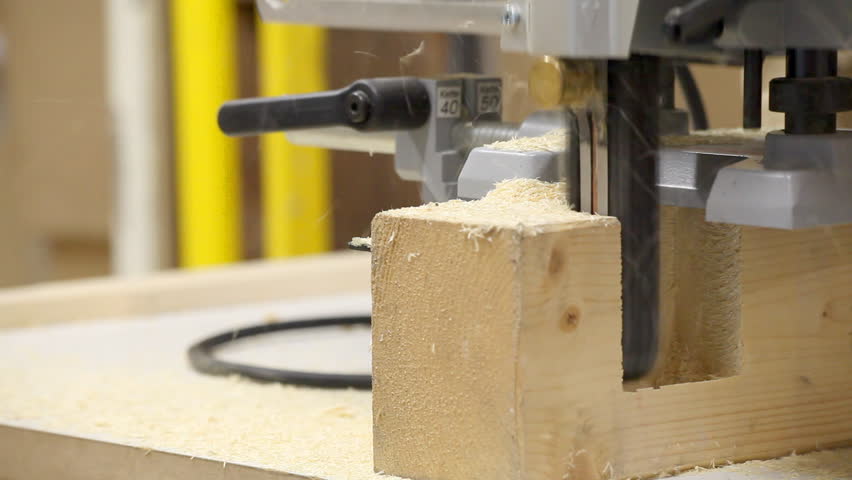 Router Machine Used On Wooden Stock Footage Video (100% Royalty-free ...