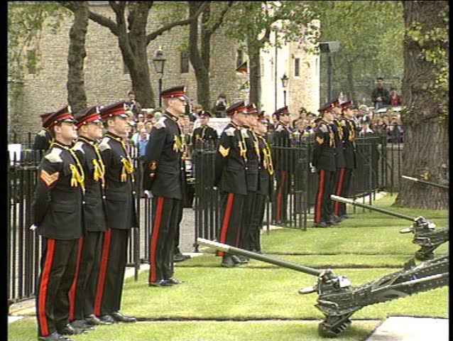 Preparing for 21 Gun Salute Stock Footage Video (100% Royalty-free ...