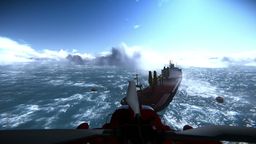 Sinking of an Oil Tanker Stock Footage Video (100% Royalty-free ...