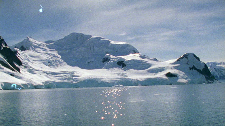 Moving Ice Floes and Ice Stock Footage Video (100% Royalty-free ...