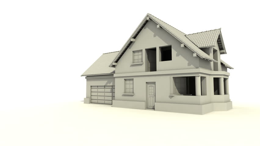 building house cg animation Stock Footage Video (100% Royalty-free ...