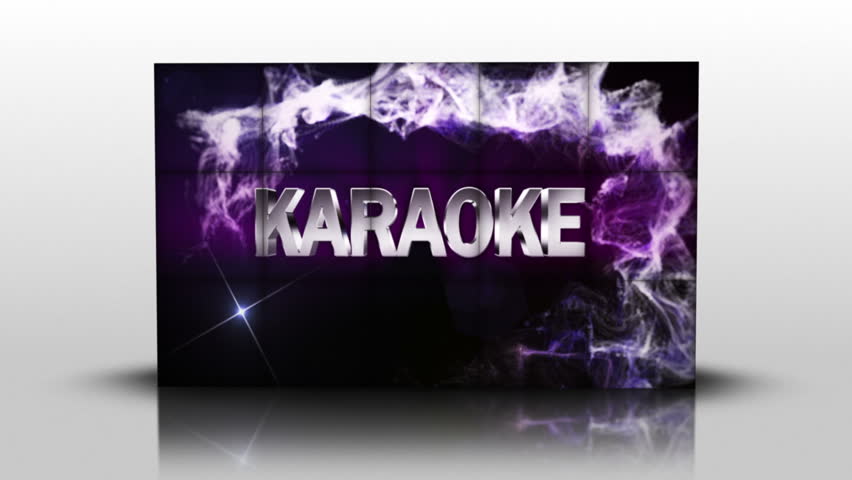 Karaoke Text in Cubes, with Stock Footage Video (100% Royalty-free ...