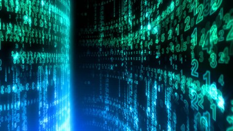 Abstract Technological Background Seamless Loopable Stock Footage Video ...