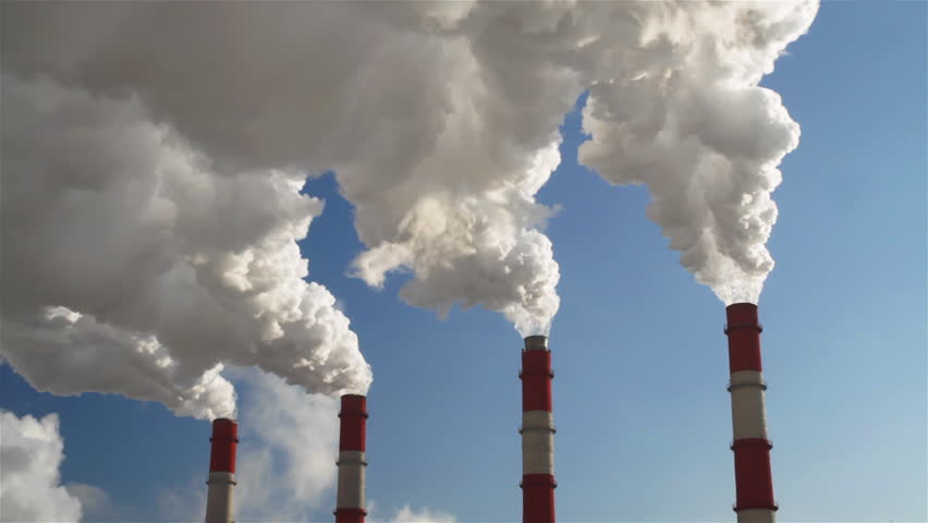 pipes throwing smoke atmosphere may be Stock Footage Video (100% ...