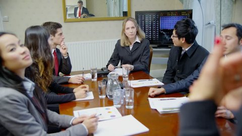 Conference Discussion Talking Sharing Ideas Concept Stock Photo (Edit ...