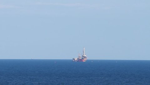 Oil Rig Accident Collapsed Oil Platform Stock Footage Video (100% ...