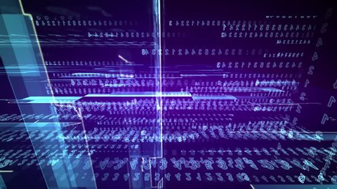 Abstract Technological Background Seamless Loop Able Stock Footage ...