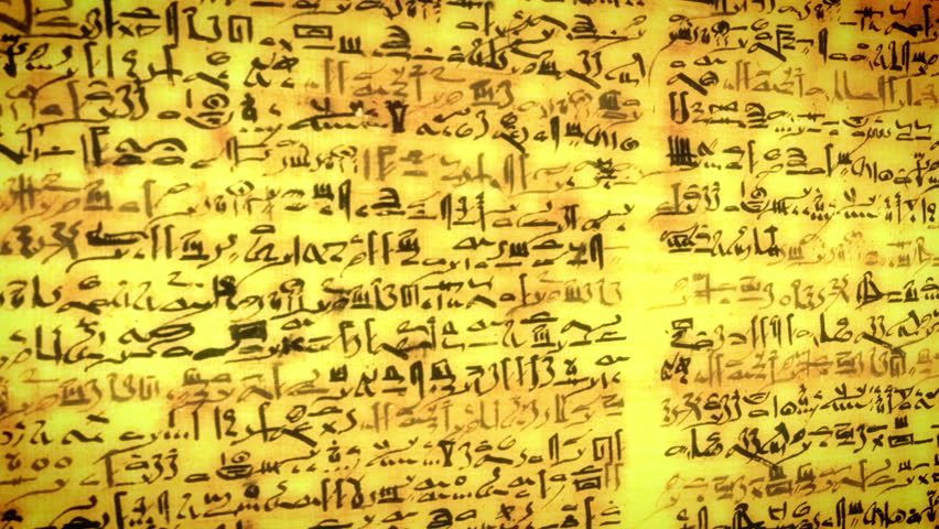 unknown ancient script old scroll african Stock Footage Video (100% ...
