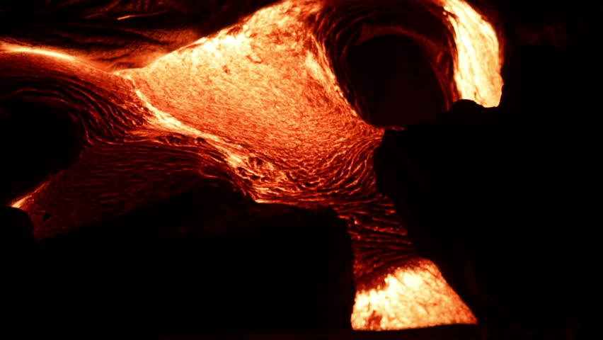 flowing lava close up - kilauea Stock Footage Video (100% Royalty-free ...