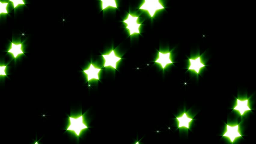 falling green star cartoon Stock Footage Video (100% Royalty-free ...