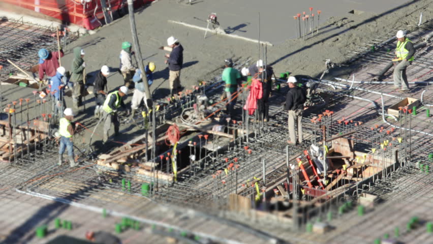 time lapse large construction crew work Stock Footage Video (100% ...