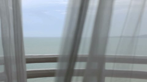 wind blows through open window room Stock Footage Video (100% Royalty ...