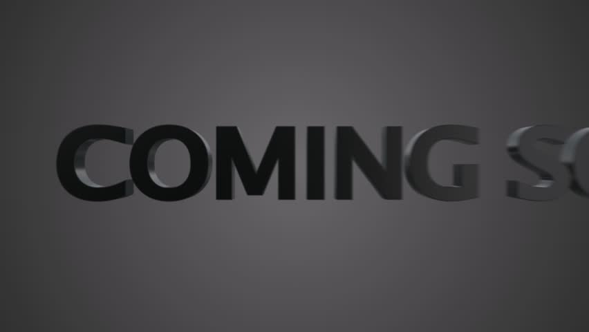 Coming Soon 3d Motion Animation Stock Footage Video (100% Royalty-free ...