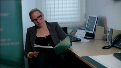 Close On Handshake Between Employee Businessman Stock Footage Video ...