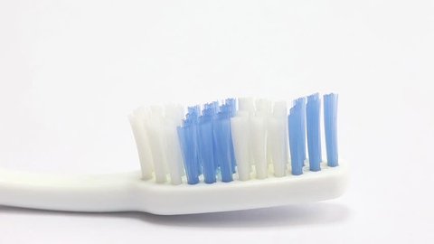 Perfectly Curled Toothpaste Swirl Sits Atop Stock Photo 415652413 ...